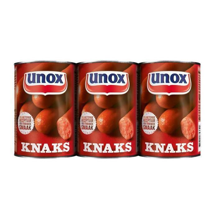 Unox Worst knaks 3 pak (400g)