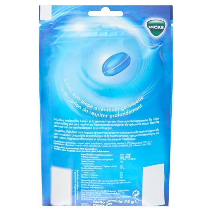 Vicks Bonbons Blue VapoPlus Menthol 72 g (72g)