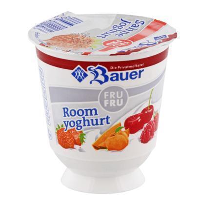 Bauer Fru Fru Roomyoghurt 150 g (Stuk, 150g)