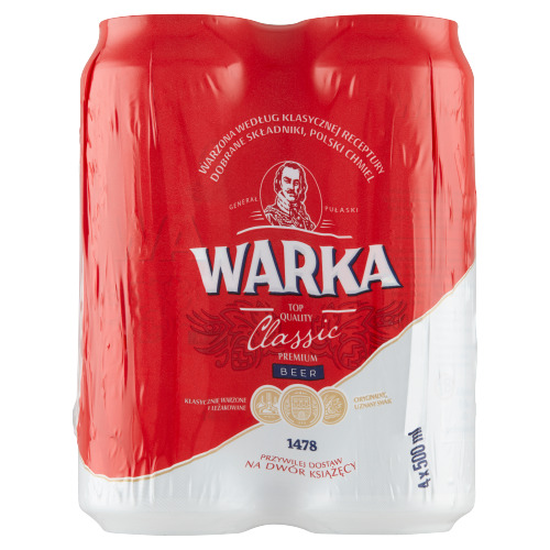 Warka - Classic - Blik 4 x 500ML