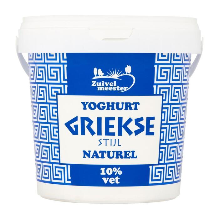 Zuivelmeester Yoghurt Griekse stijl 10% vet (1kg)