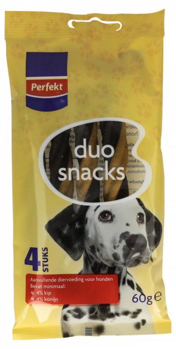 Duo snacks 4 stuks (60g)