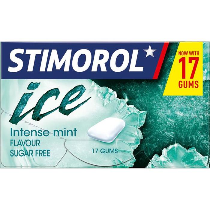 Stimorol Kauwgom Ice Intense Mint Sugar Free Gum 17 Stuks 23,8 g ...