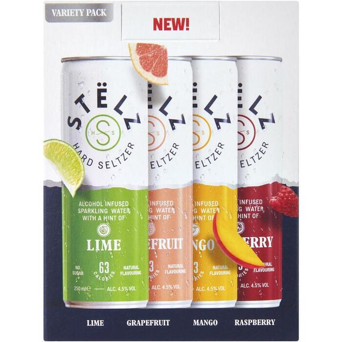 Stelz Hard seltzer mix 4-pack (1L)