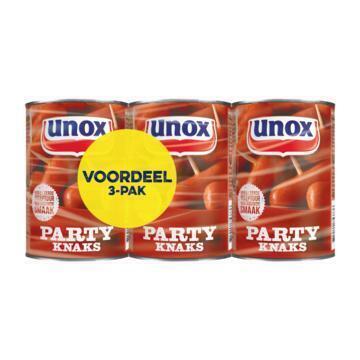 Unox Knakworst Party Knaks 3 x 400g (3 × 400g)