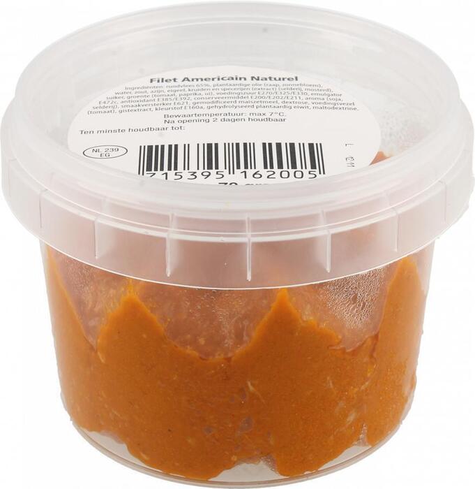 Filet Americain Naturel 70 g (Stuk, 70g)