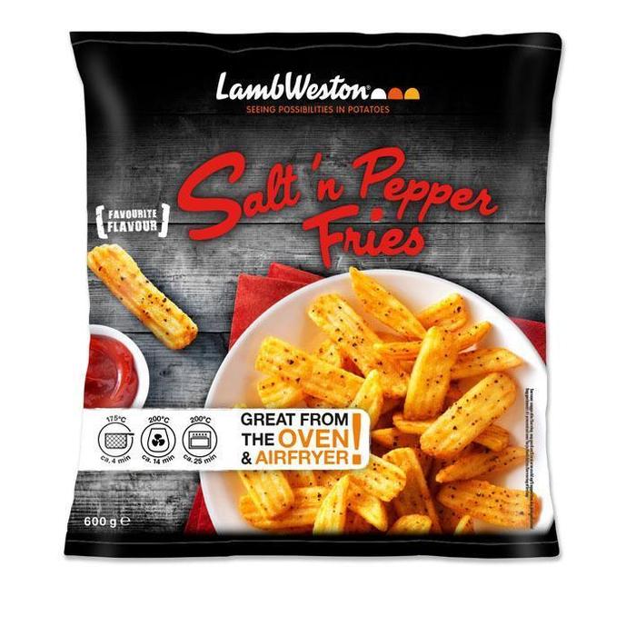 Lamb Weston, Salt 'n Pepper Fries (zak, 600g)