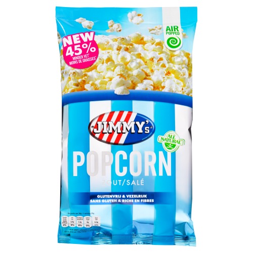 Jimmy's All Natural Popcorn Zout 100g (100g)