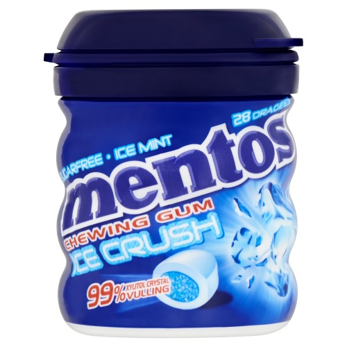 MENTOS GUM Ice Crush Ice Mint Kauwgum 56 GR Pot (56g)