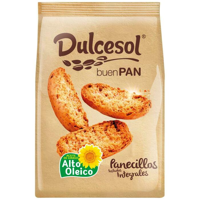Dulcesol toastjes crackers Panecillos Tostados Integrales 200g zakje (200g)