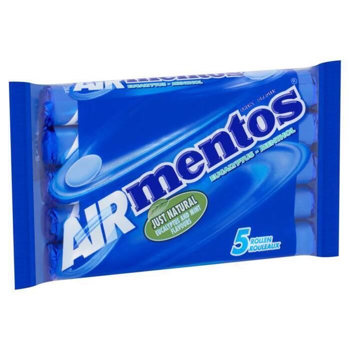 Mentos Chewy Dragees Air Eucalyptus-Menthol 5 x 37,5 g (5 × 37.5g)