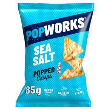 Popworks Popped Crisps Sea Salt Maischips 85 gr (85g)