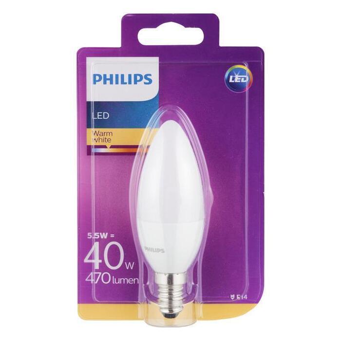 Philips Led warm white E14 40W 470 lumen