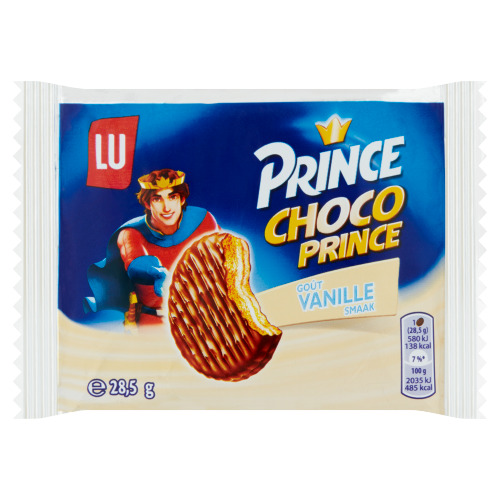 LU Prince Choco Prince Vanille Smaak 5 x 28,5 g (28.5g)