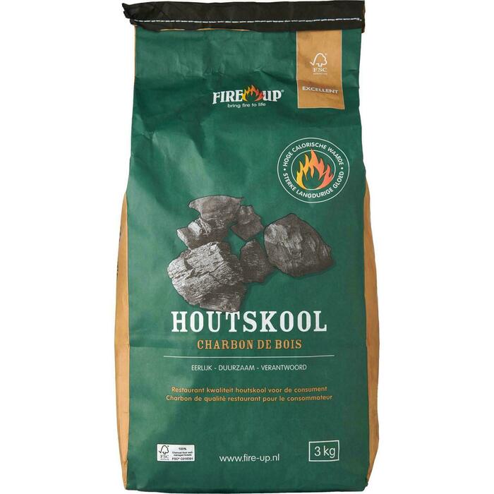 Fire-up Premium houtskool (3kg)