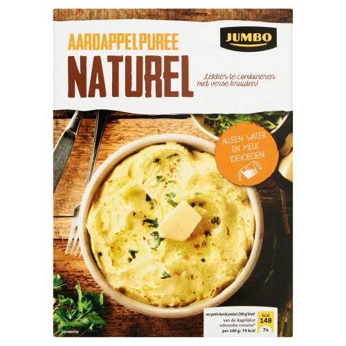 Naturel aardappelpuree (2 zakjes) (2 × 138g)