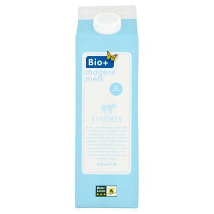Magere melk bio (pak, 1L)