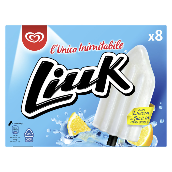 Liuk IJs Lemon (doos, 632g)