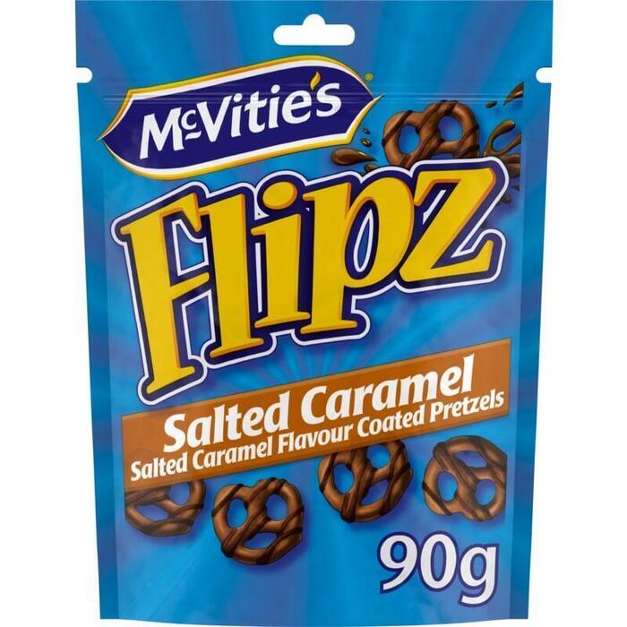 Flipz Salted Caramel Flavour Coated Pretzels 90 g (90g)