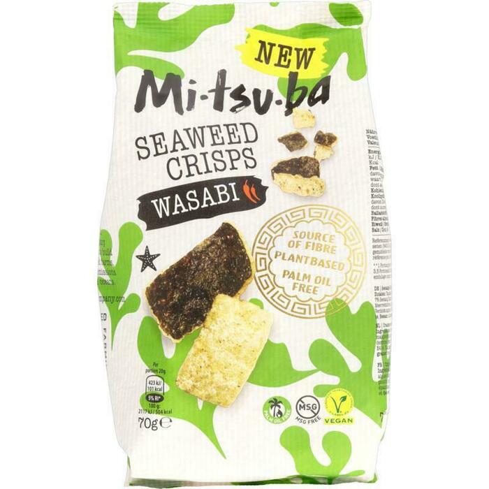 Mitsuba Seaweed crisps wasabi (70g)