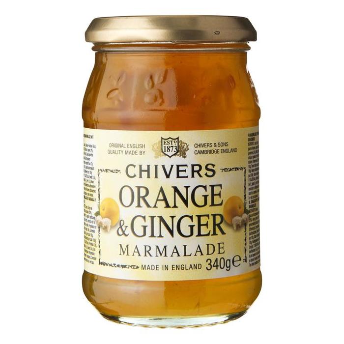 Chivers marmelade orange & ginger 350g pot (340g)