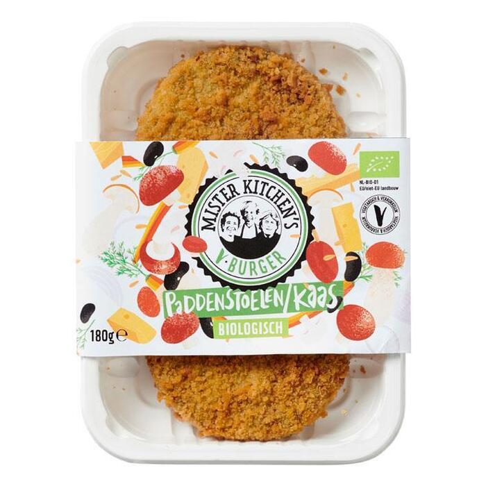 Mister Kitchen's Kaas paddenstoel burger (180g)