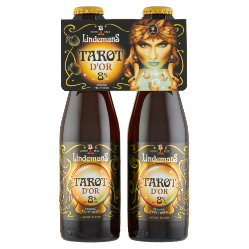 Lindemans Tarot d'Or Strong Fruit Beer Flessen 4 x 250 ml