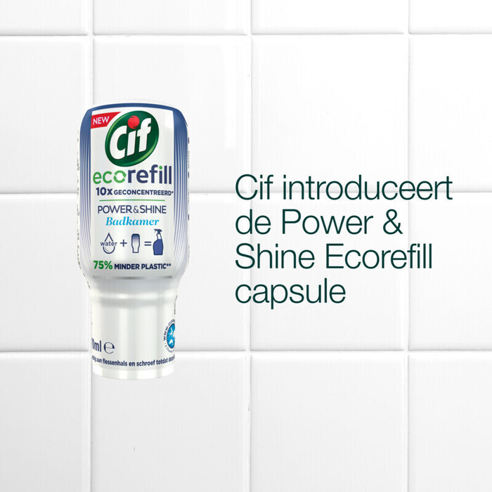 Cif Power & shine badkamer eco refill caps (70ml)