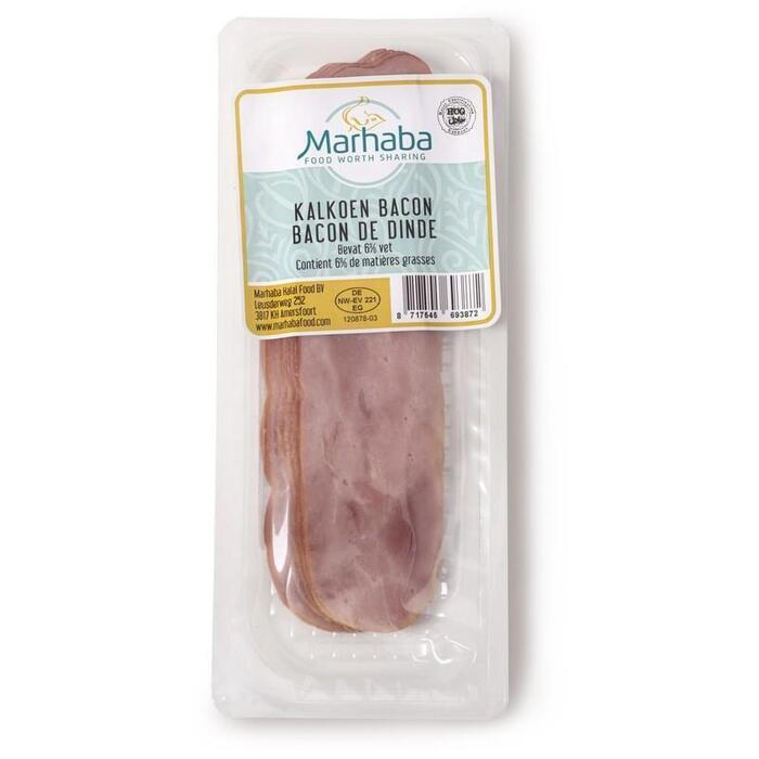 Kalkoen bacon (bakje, 80g)