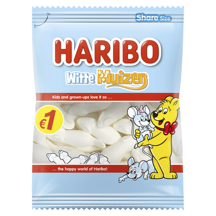 Haribo Witte Muizen 135 g (135g)
