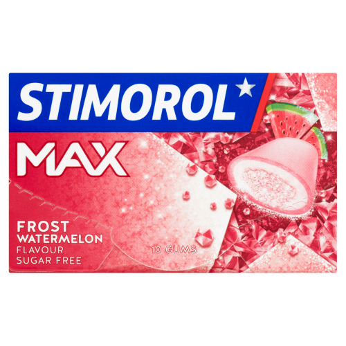 Stimorol Max Frost Watermelon Flavour Sugar Free 10 Stuks 20 g (20g)