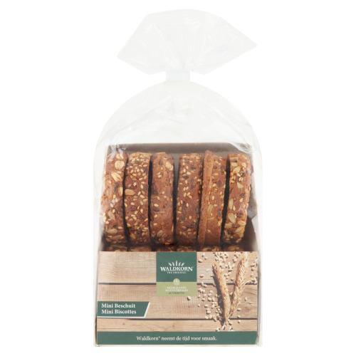 Waldkorn The Original Authentic Mini Beschuit 12 Stuks 180 g (120g)