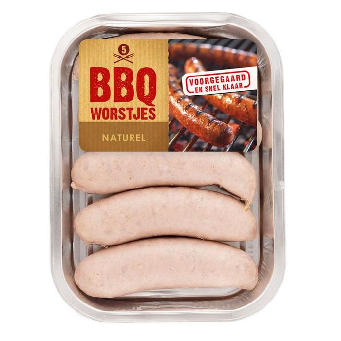 BBQ worstjes naturel (5 stuks) (300g)