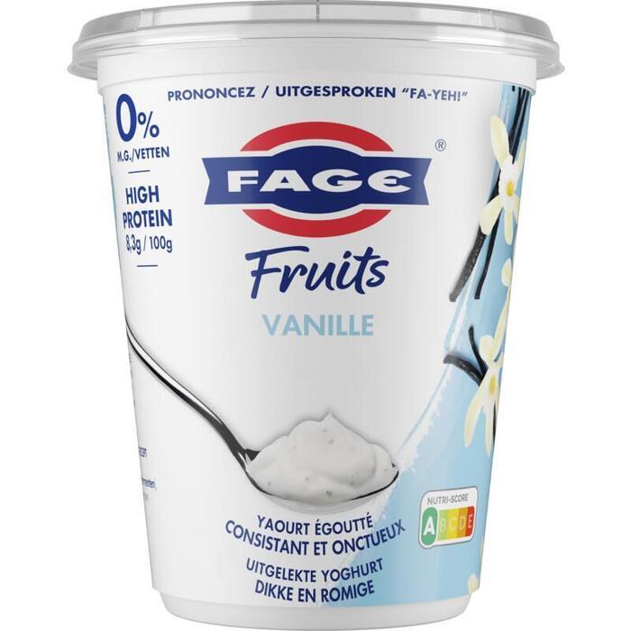 Fage Fruits yoghurt vanille (380g)