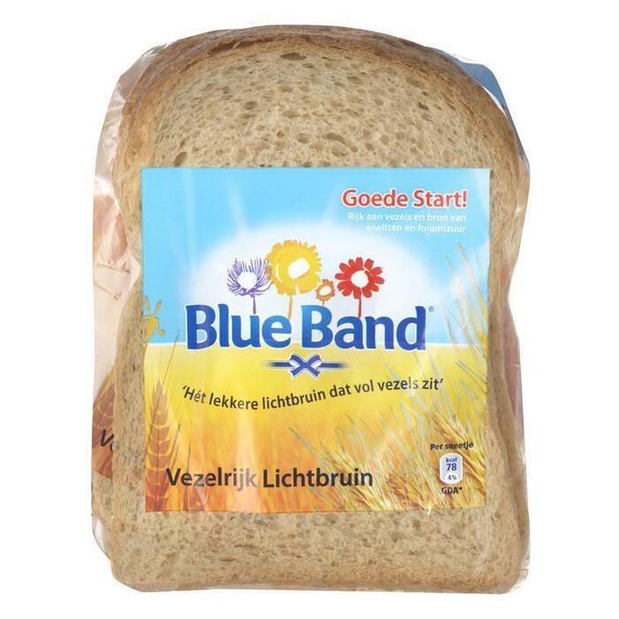 Bruinbrood half met toegevoegde vezels, foliumzuur en ijzer (stuk, 400g)