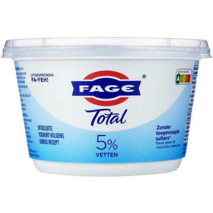 Fage Total Uitgelekte Yoghurt Volgens Grieks Recept 500g (500g)