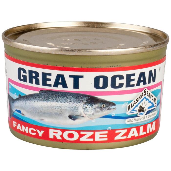 Fancy roze Zalm (blik, 213g)