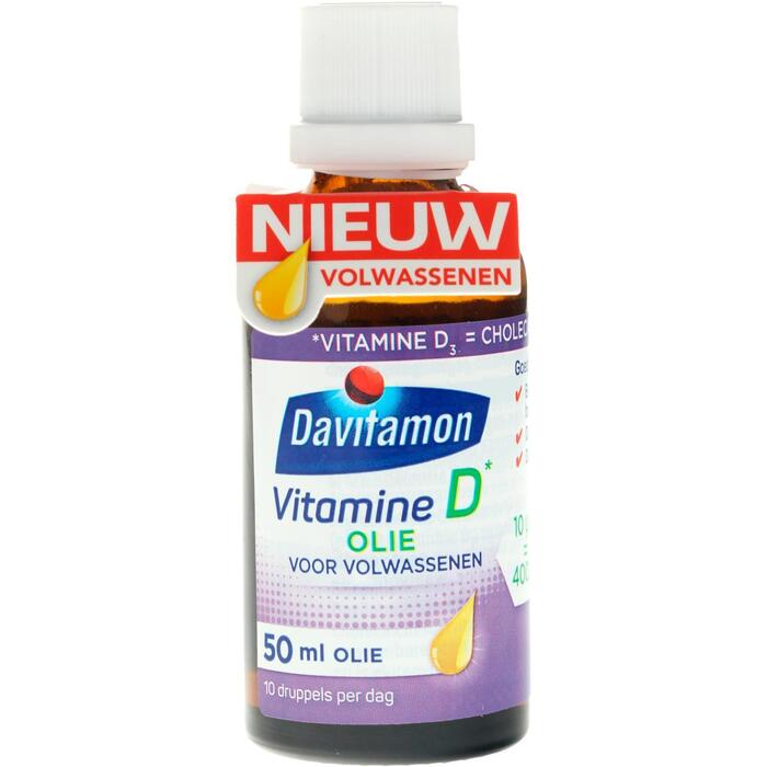 Davitamon Vitamine D olie voor volwassenen (50ml)