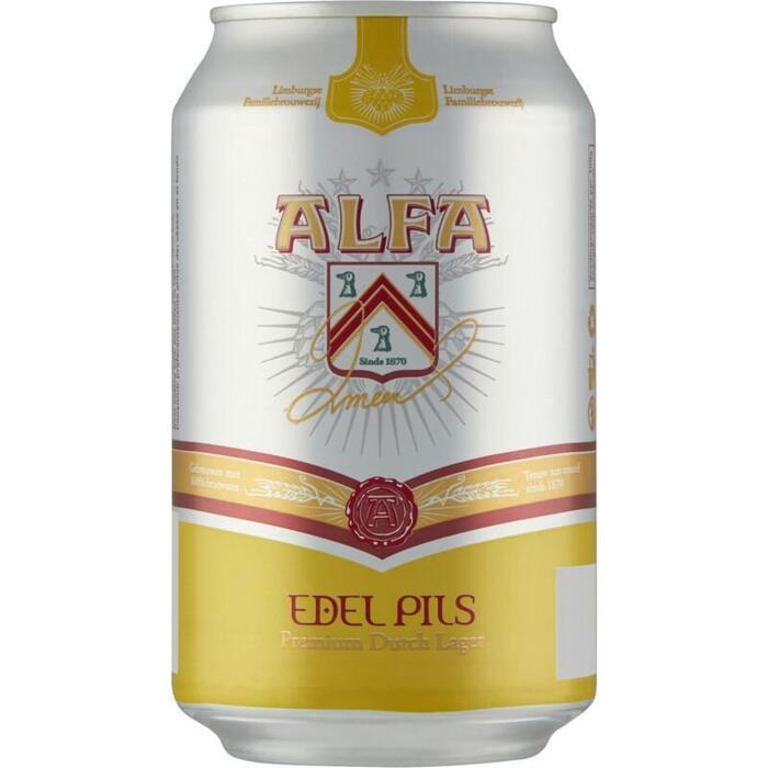 Alfa Edel Pils Premium Dutch Lager Blik 33 cl (33cl)