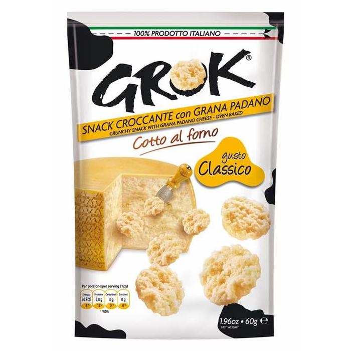 Grok Snack croccante con grana padano (60g)