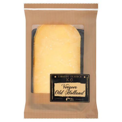 Vergeer Holland Kaas 48+ Plakken Gouda Extra extra oud Klappack 175g (175g)