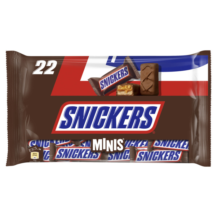 Snickers Minis XL Pack 22 Stuks 443 g (Stuk, 22 × 20.1g)