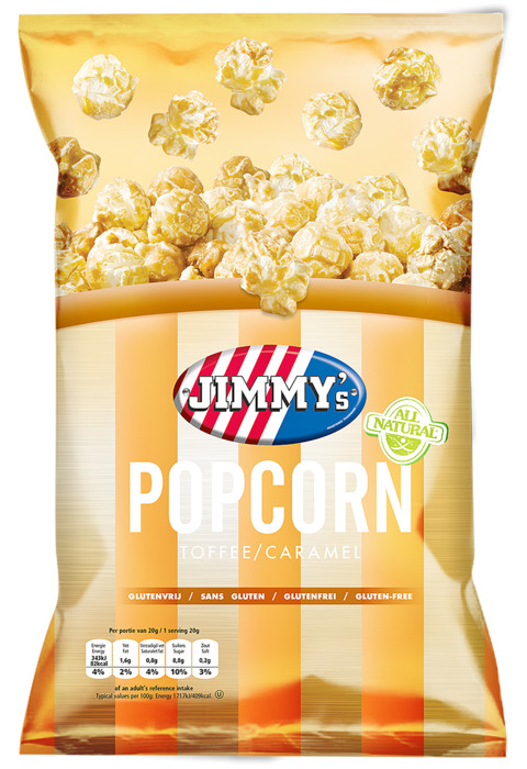 Jimmy's Popcorn original caramel (100g)
