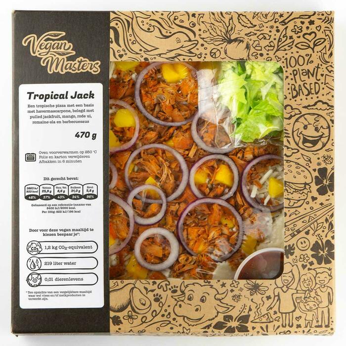 Vegan Masters Pizza tropical jack (400g)