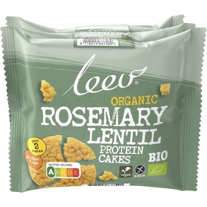 Leev Rosemary lentil protein cakes (54g)