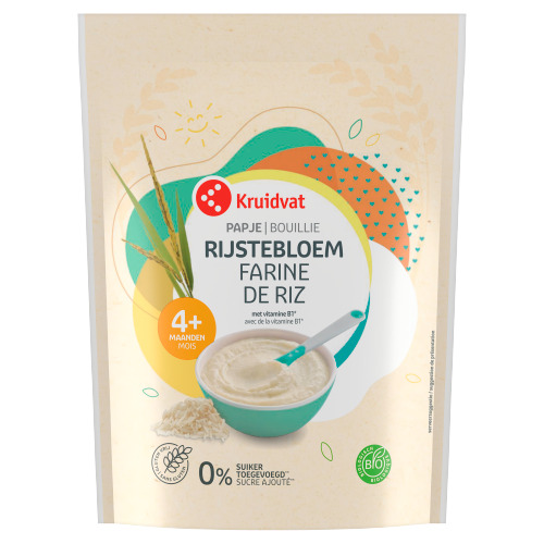 Kruidvat Papje Rijstebloem 4+ Maanden 200 g (200g)