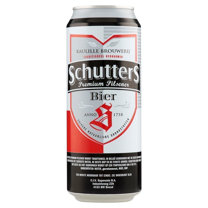 Schutters bier (blik, 0.5L)