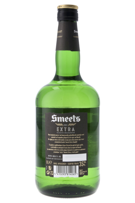 SMEETS JENEVER EXTRA GRAAN 35% 100 CL. FLES (1L)