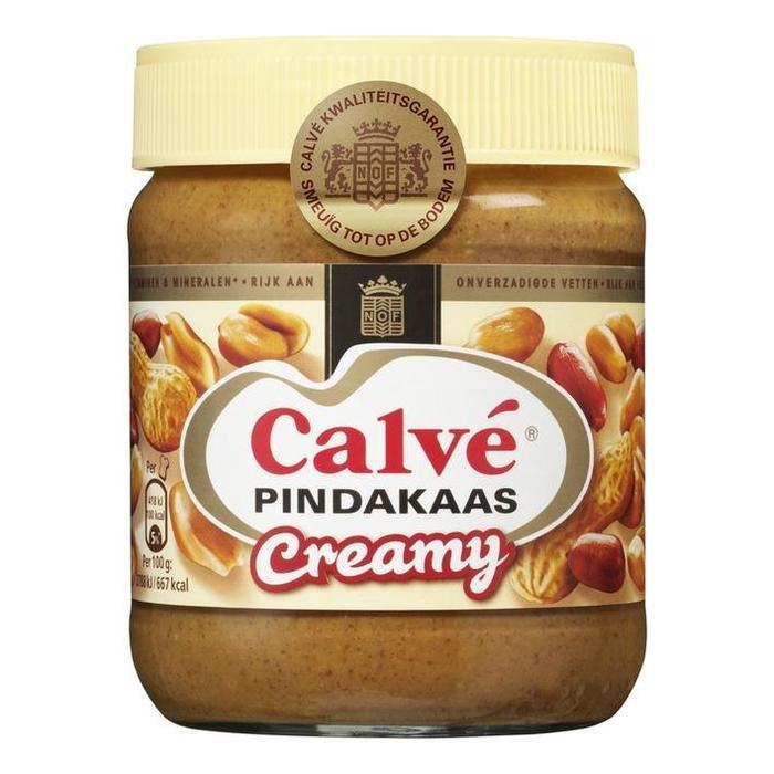 Calve Pindakaas, Creamy (pot, 350g)