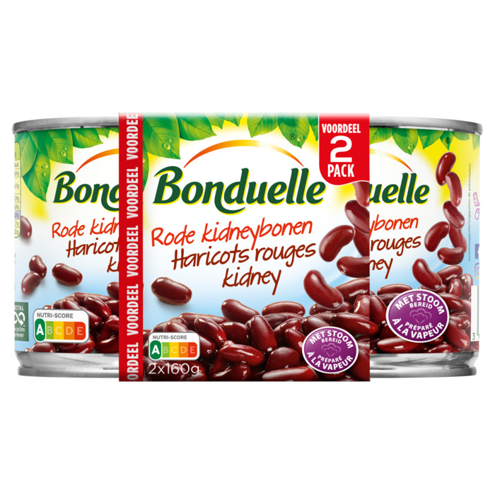 Bonduelle groenteconserven Rode kidneybonen 2 x 160 g huls (320g)